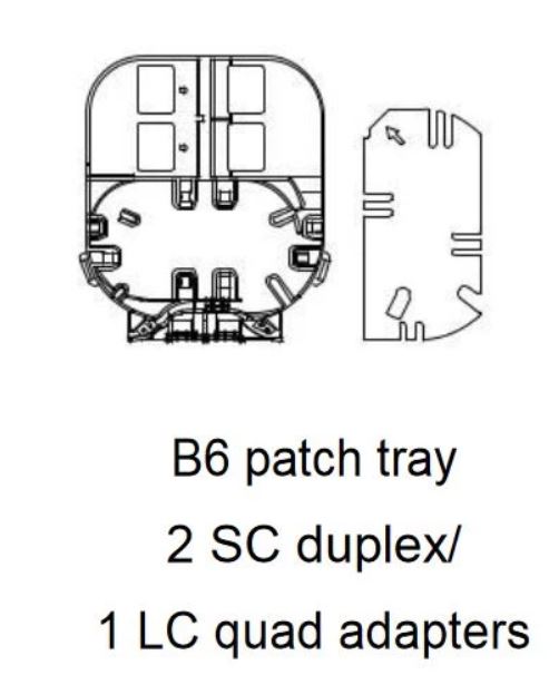 CommScope TENIO-B6-TRAY-PATCH | Coretel.eu